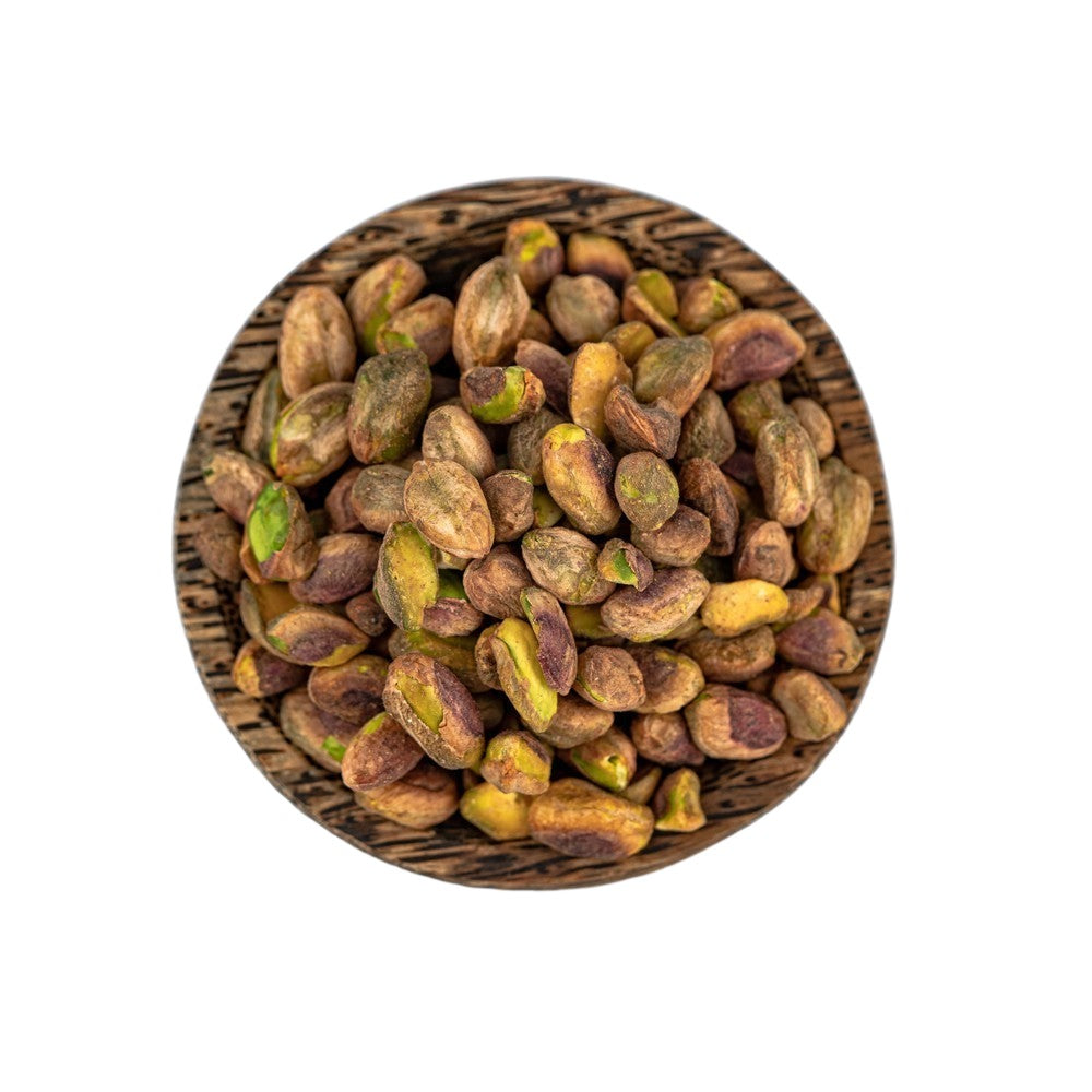 Mahnaz Food Roasted Pistachio No Skin AA (400g) | Premium Salted Nuts