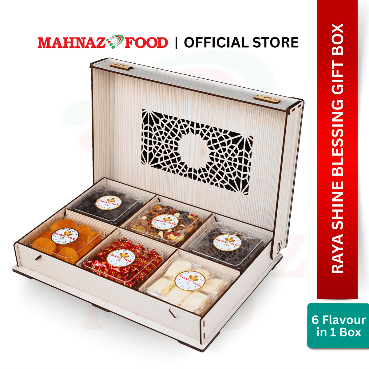 Buy 6 Free 1 - Raya Shine Blessing Gift Box | Gift Box – Mahnaz Food